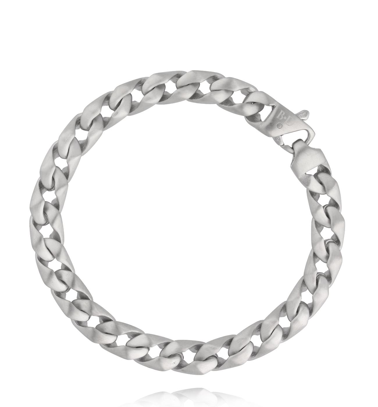 Bransoletka męska ze srebrnym łańcuchem Gizor BMITC0567 – By Dziubeka