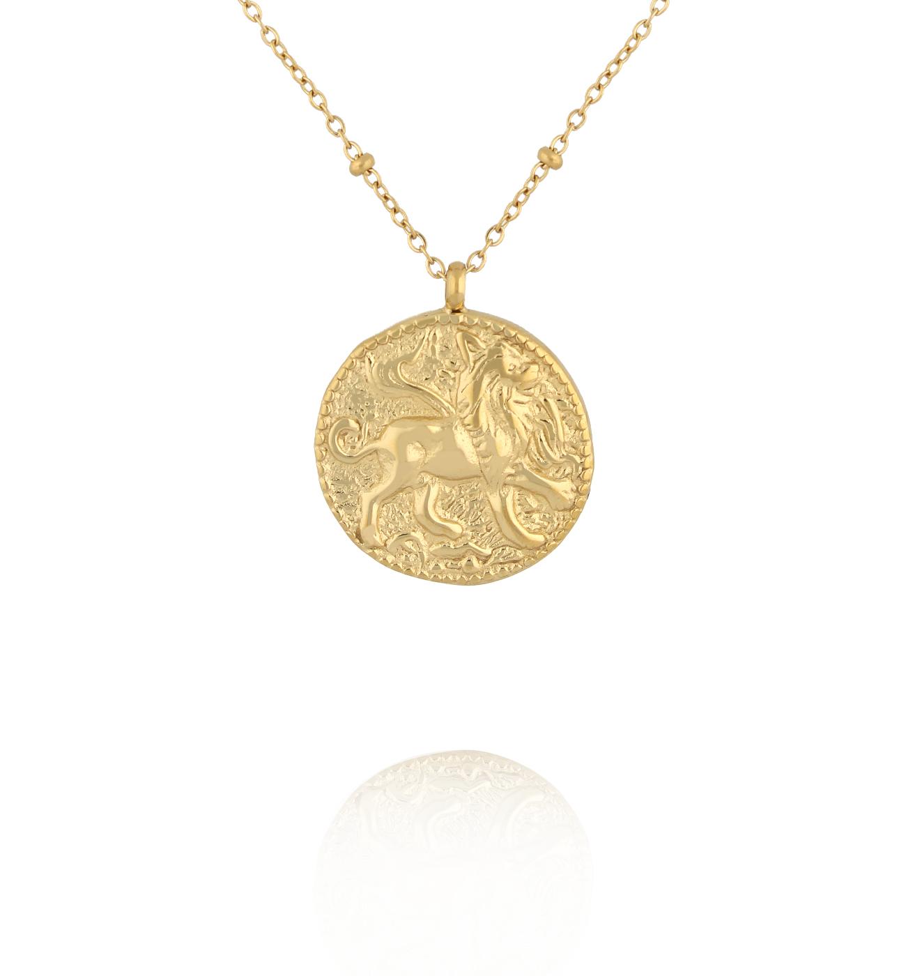 Naszyjnik znak zodiaku Lew NSA1543 – By Dziubeka